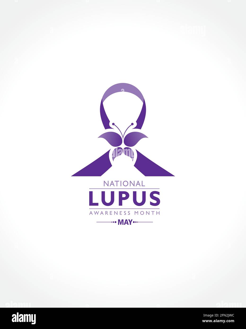 Vector Illustration of Lupus Awareness Month observed in May Stock ...