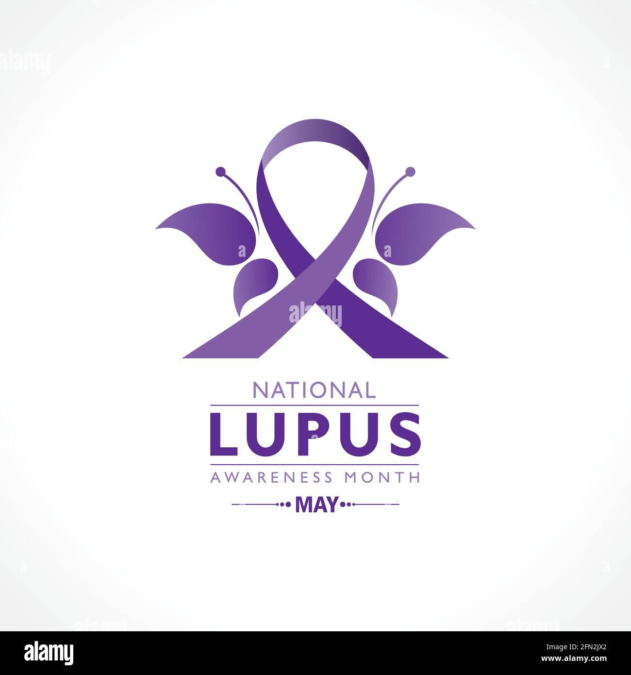 Vector Illustration of Lupus Awareness Month observed in May Stock Vector Image & Art - Alamy