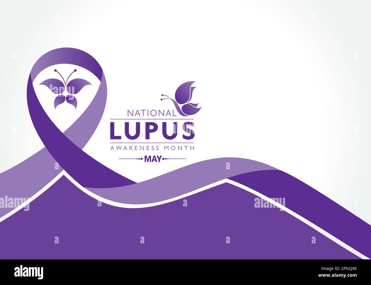 Vector Illustration of Lupus Awareness Month observed in May Stock Vector Image & Art - Alamy