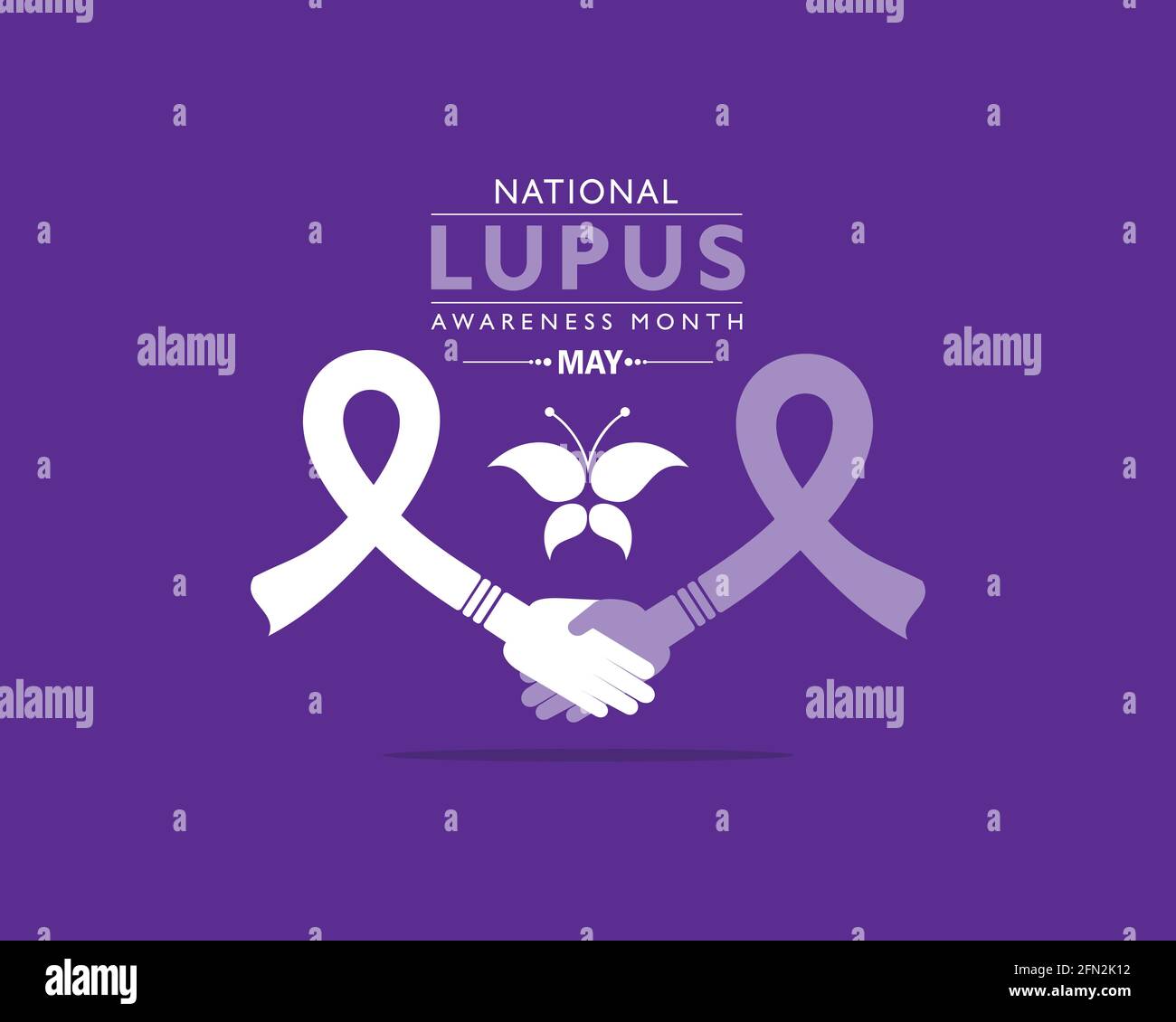 Vector Illustration of Lupus Awareness Month observed in May Stock Vector Image & Art - Alamy