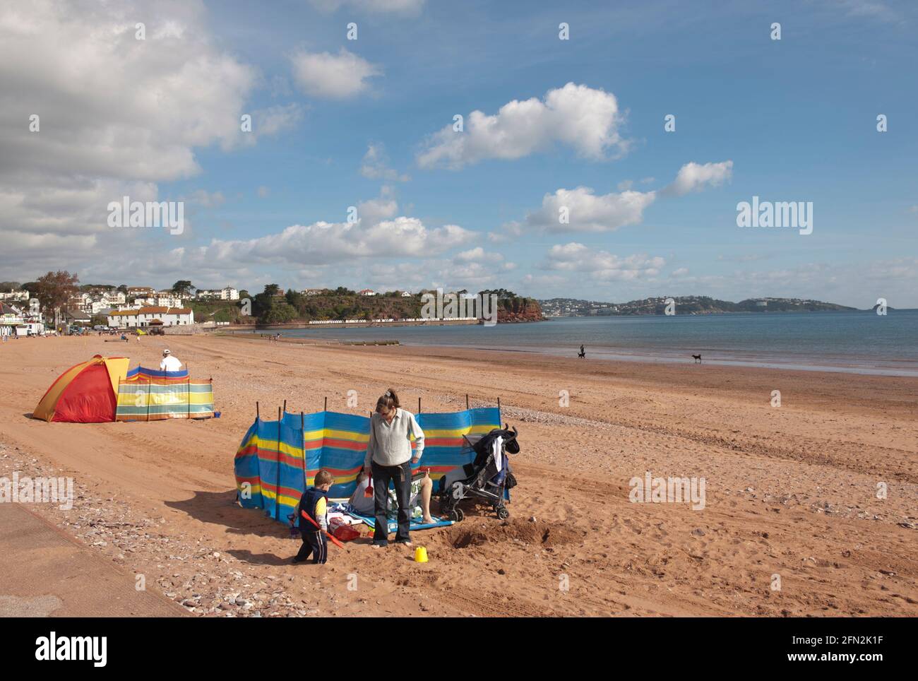 Goodrington beach hi-res stock photography and images - Alamy