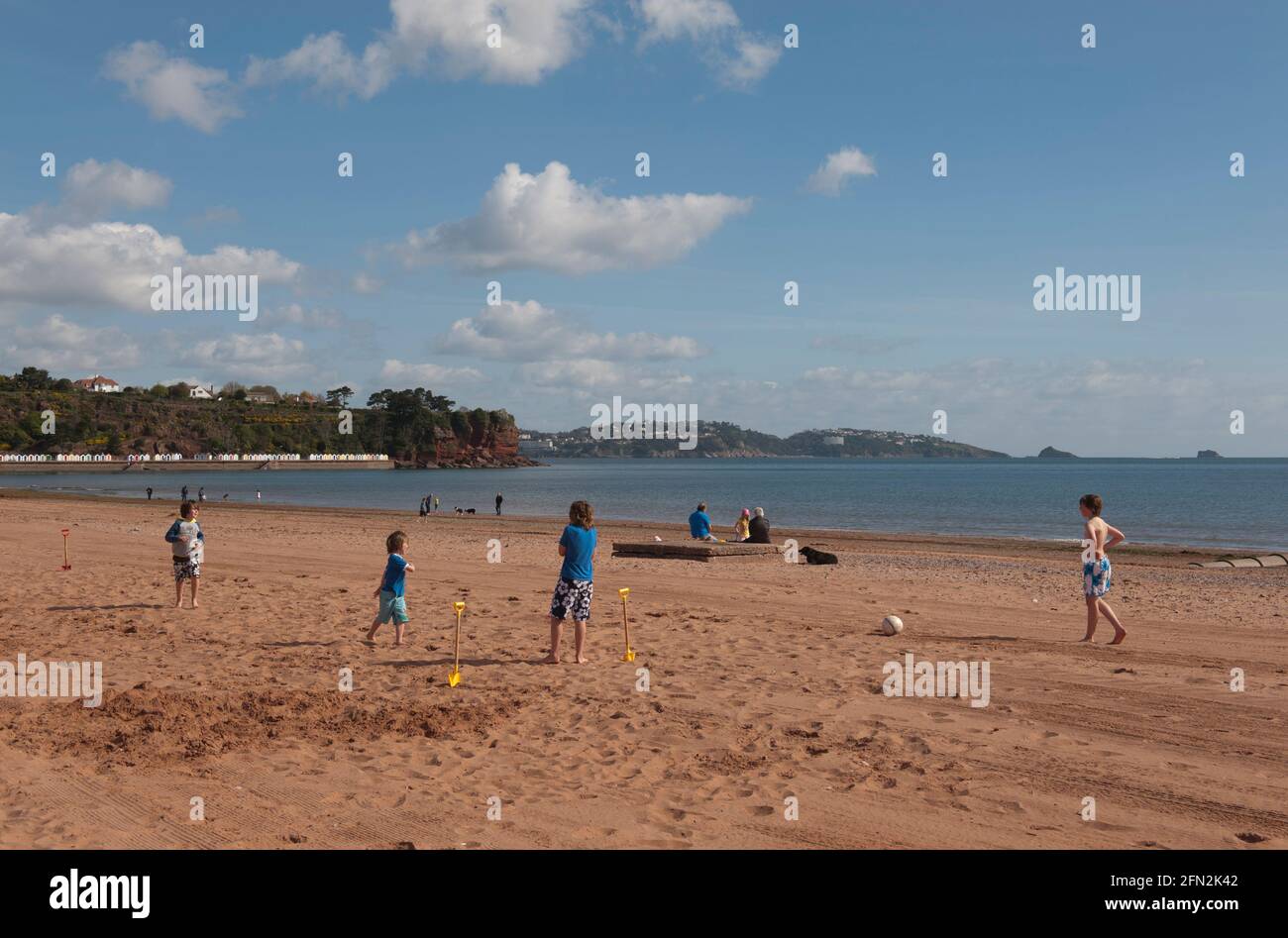 Goodrington beach hi-res stock photography and images - Alamy