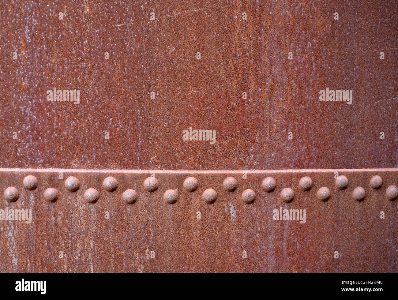 Rivets steel connection detail Stock Photo - Alamy