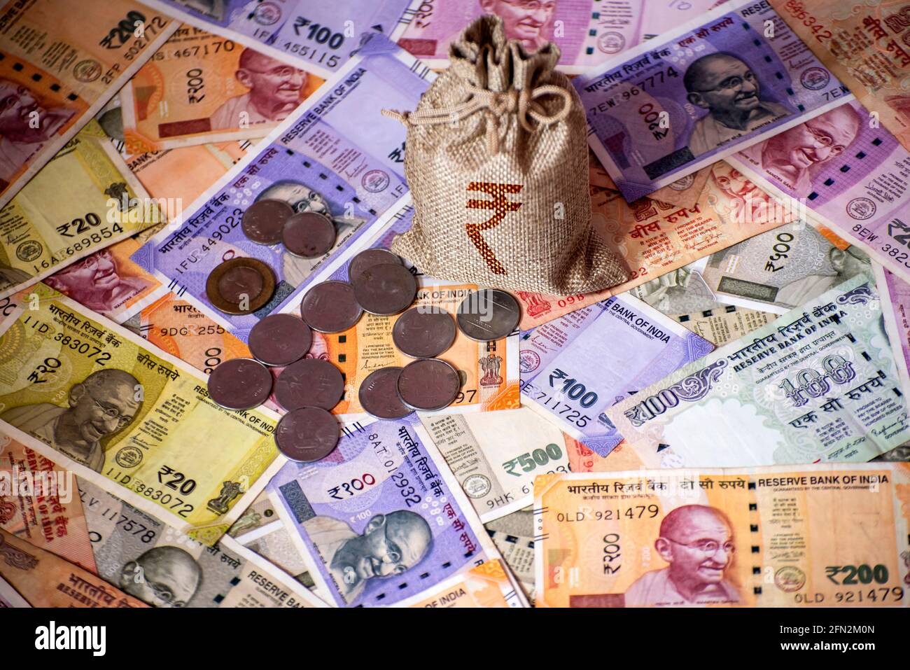Money bag indian currency rupee hi-res stock photography and images - Alamy