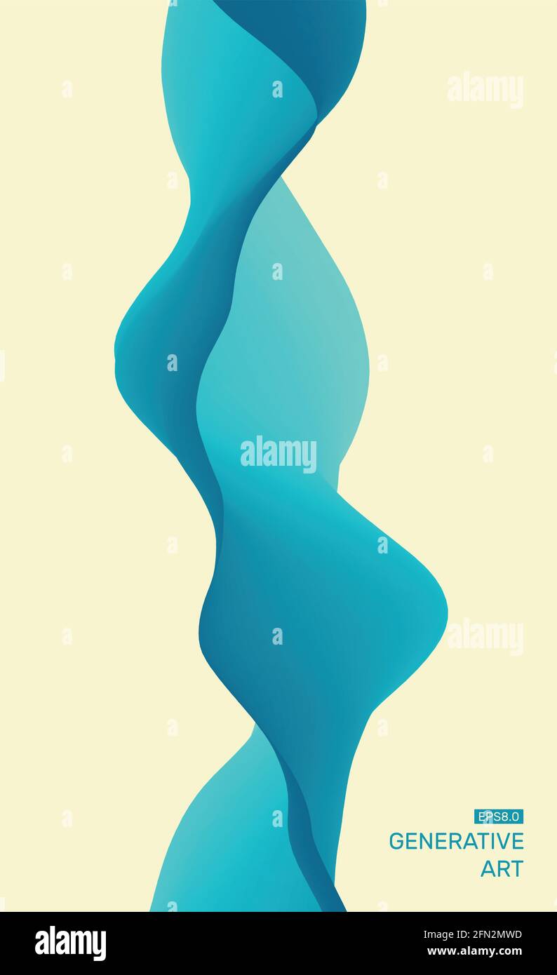 Abstract wavy pattern. Background for design. Vector Illustration Stock ...