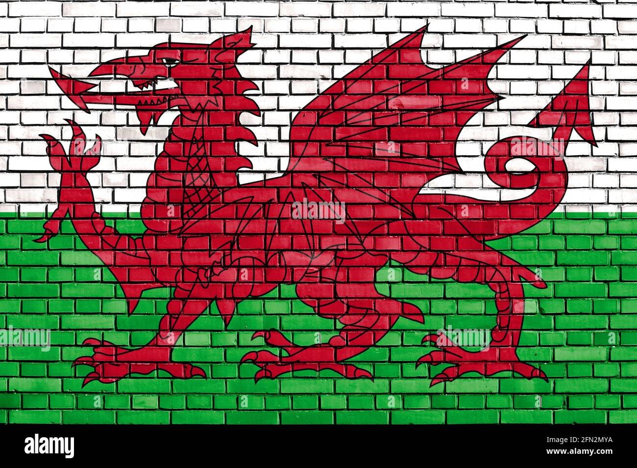 Flag of wales hi-res stock photography and images - Alamy