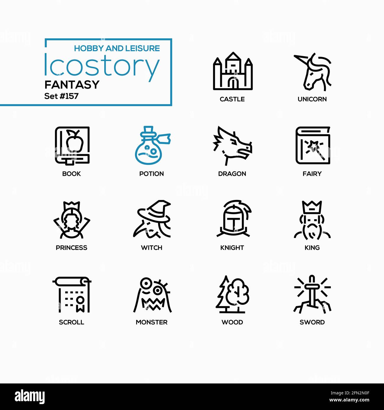 Fairy tale genre Stock Vector Images - Alamy