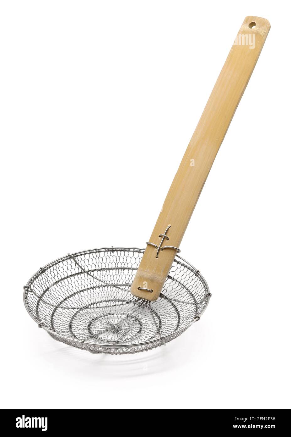 Chinese oil strainer isolated on white background Stock Photo - Alamy