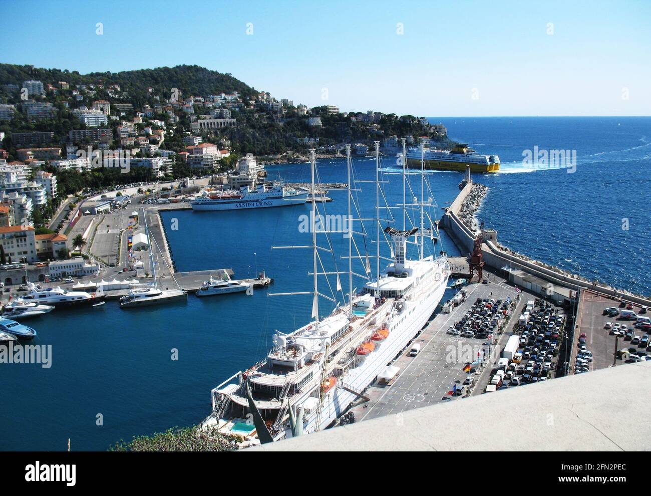 Nice france aerial hi-res stock photography and images - Alamy