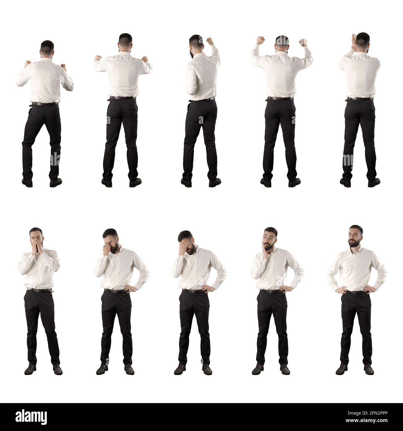 People clapping back view Cut Out Stock Images & Pictures - Alamy