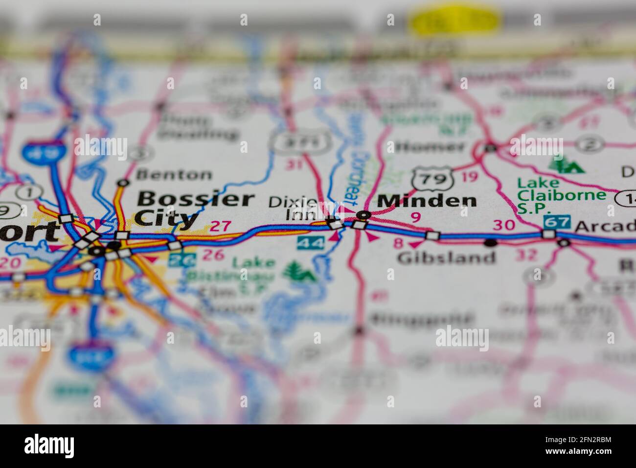 Map of dixie inn hi-res stock photography and images - Alamy