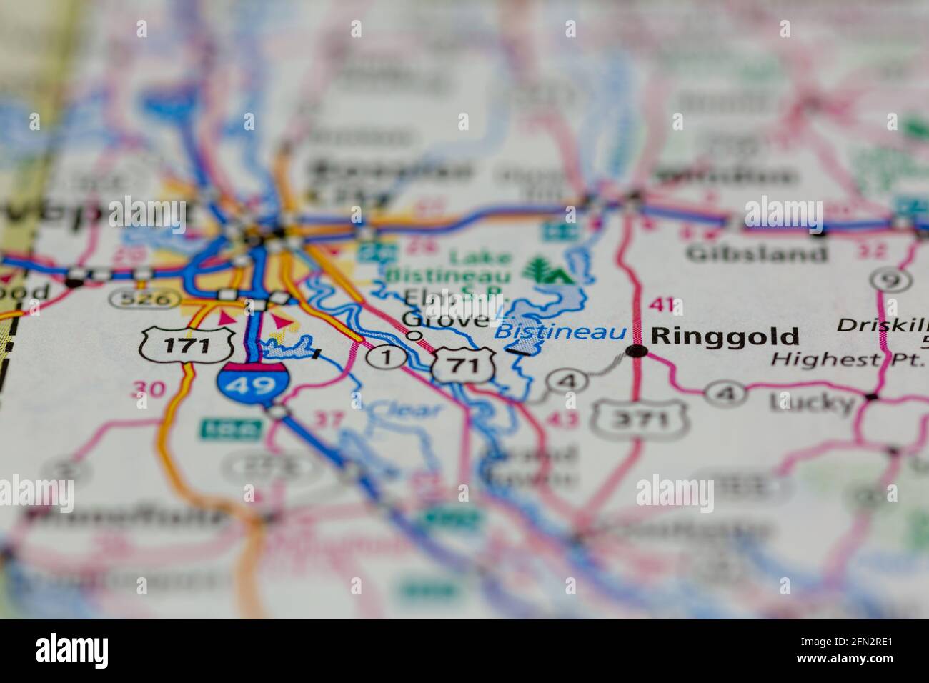 Map of elm grove hi-res stock photography and images - Alamy