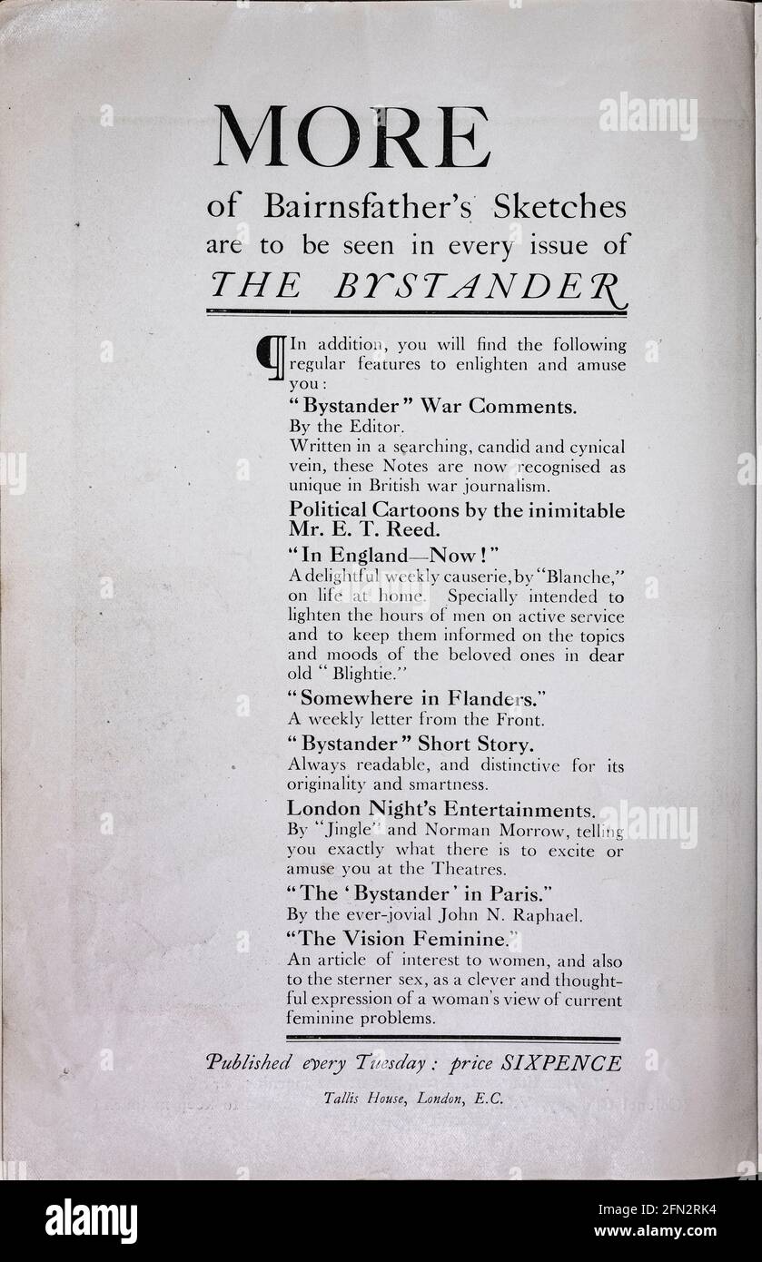 Ww1 jokes hi-res stock photography and images - Alamy