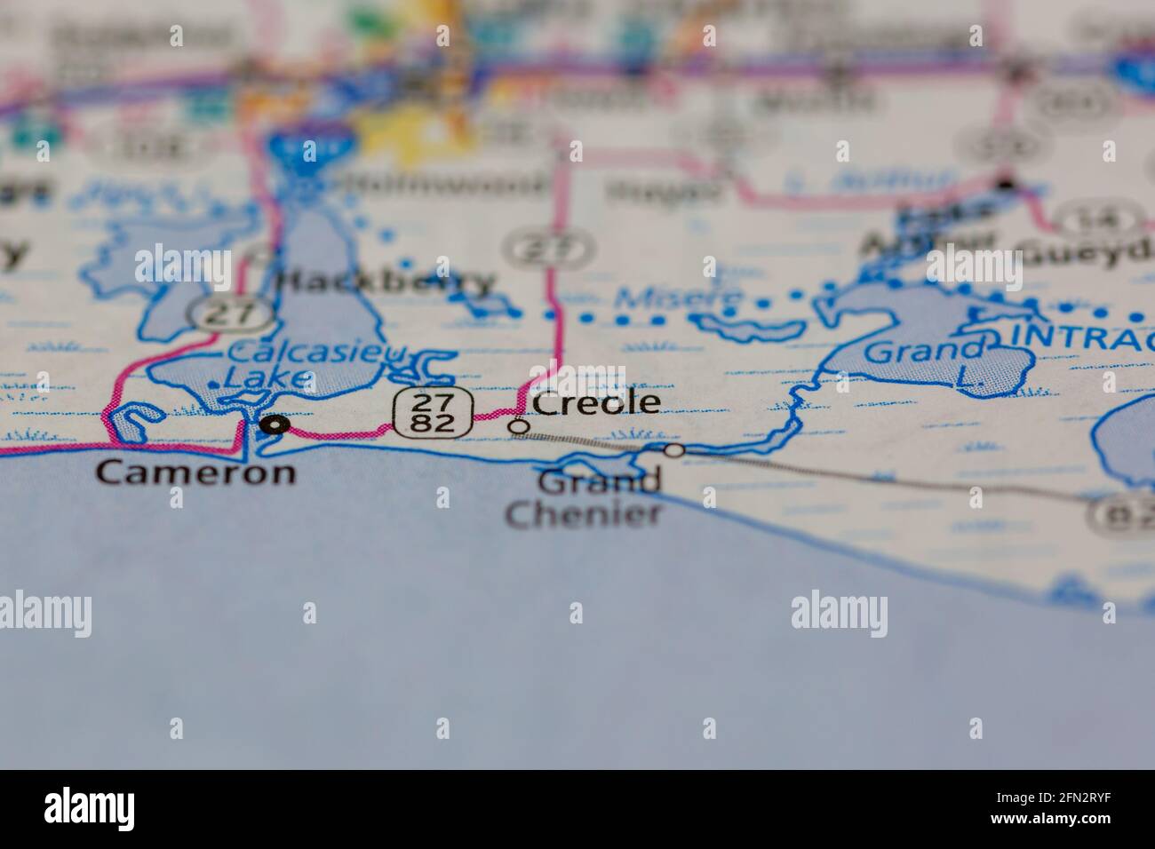 Creole Louisiana USA Shown on a Geography map or road map Stock Photo ...