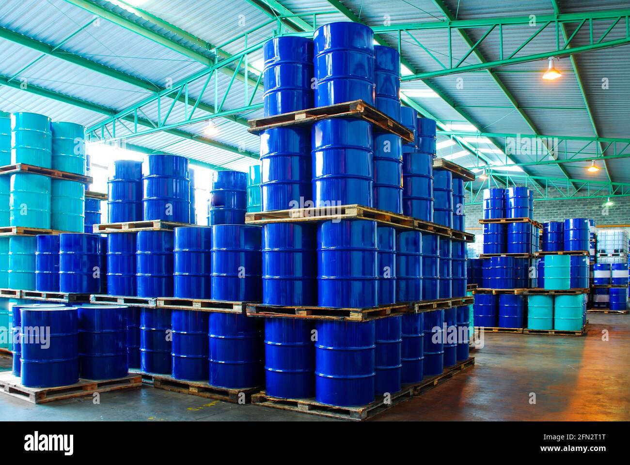 Oil drums stacked hi-res stock photography and images - Alamy