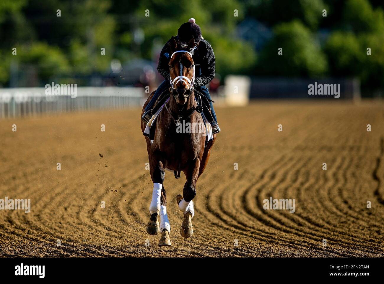 Baltimore, KY, USA. 13th May, 2021. MAY13, 2021: Iced Latte gallops in ...