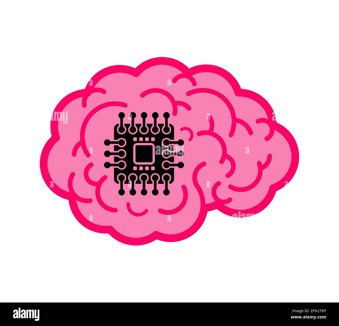 Neuralink icon Cut Out Stock Images & Pictures - Alamy