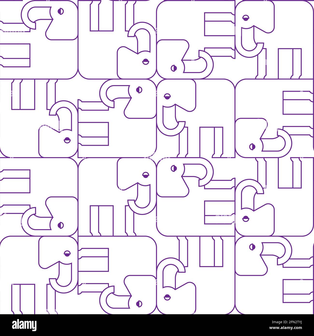 Elephant Geometric pattern seamless. Elephants background. Baby fabric ...