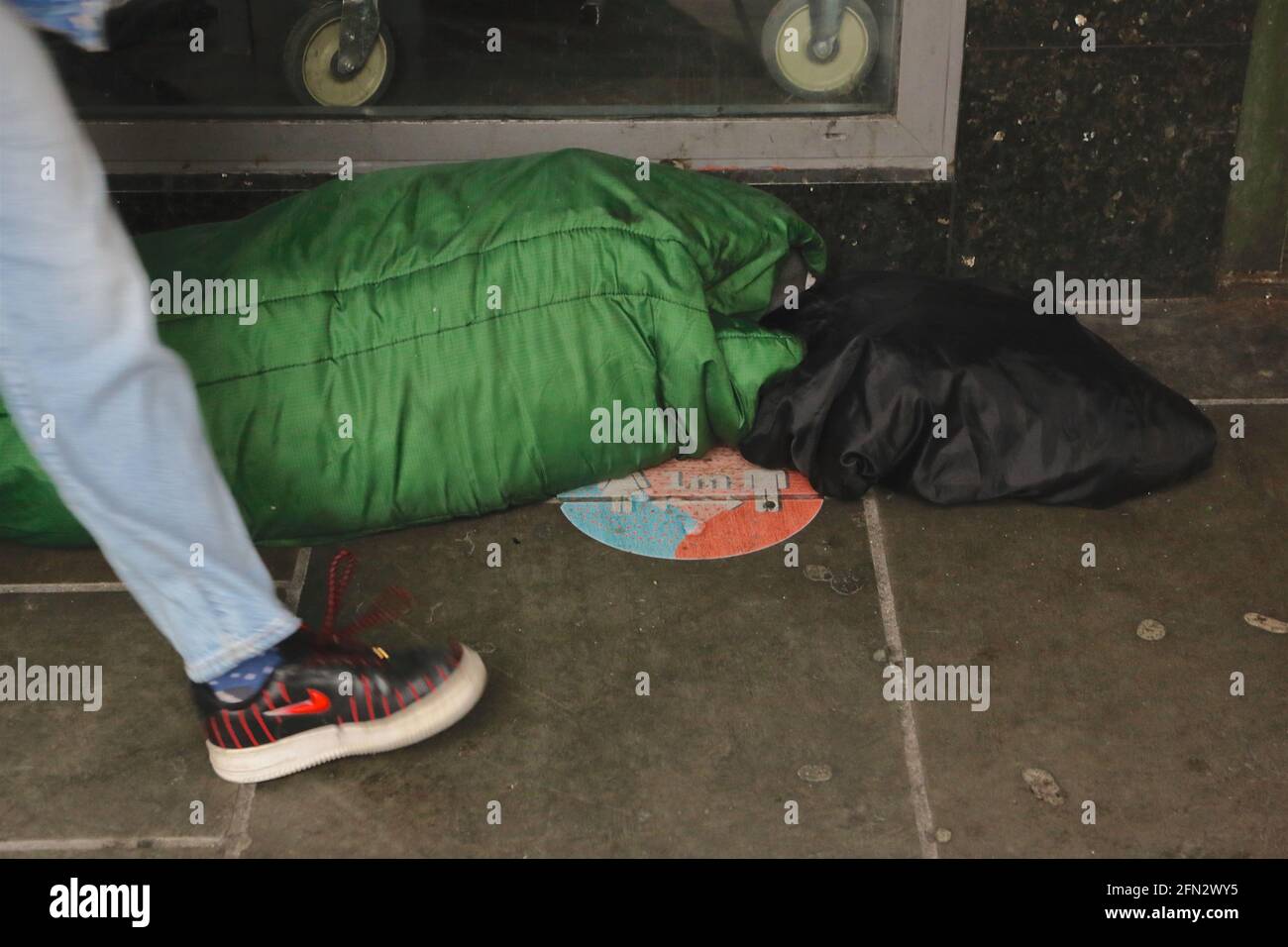 London (UK), 13 May 2021: The street homeless of the capital city of UK ...