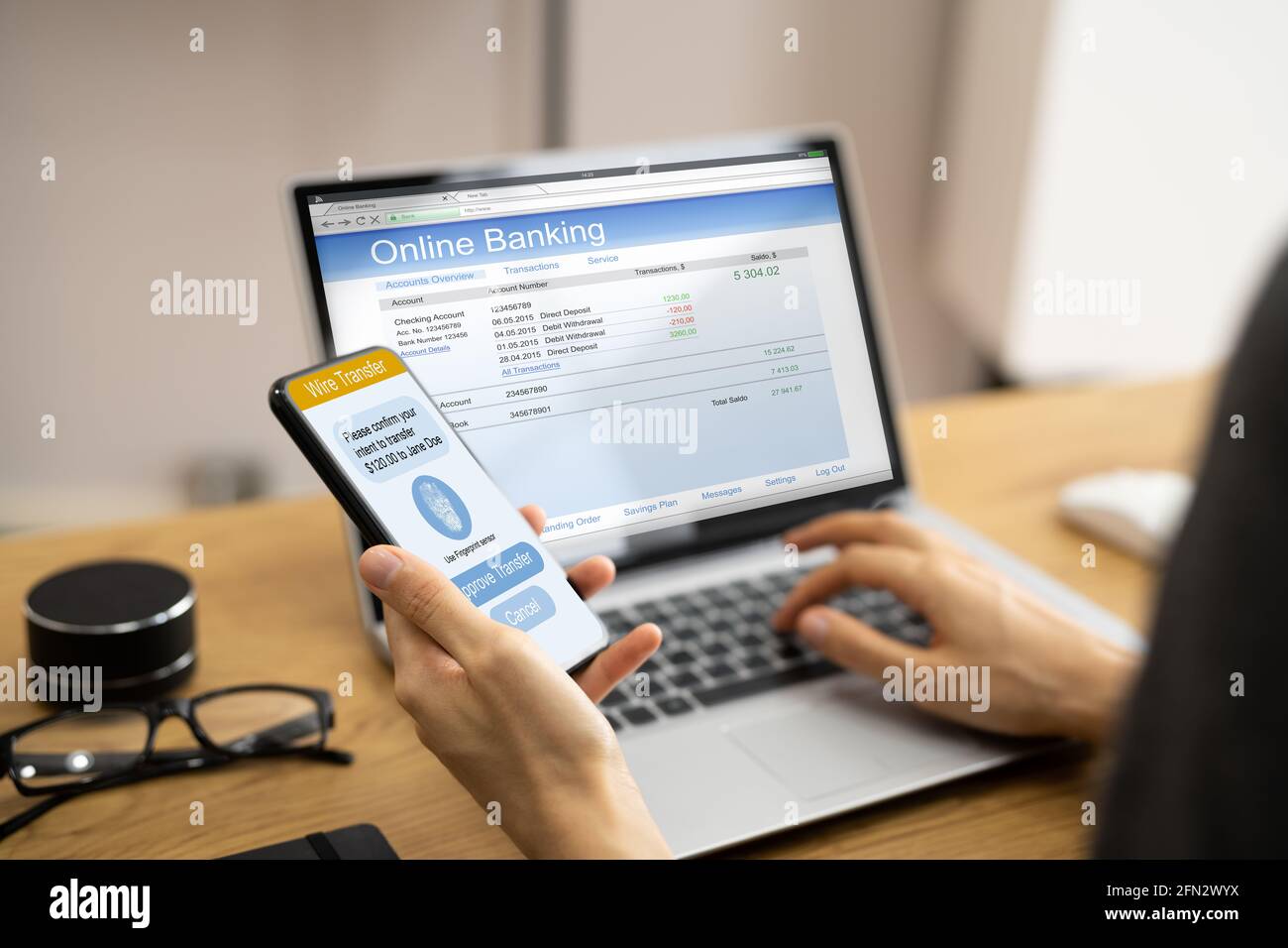 African Lady Using Online Banking App For Transaction Stock Photo - Alamy