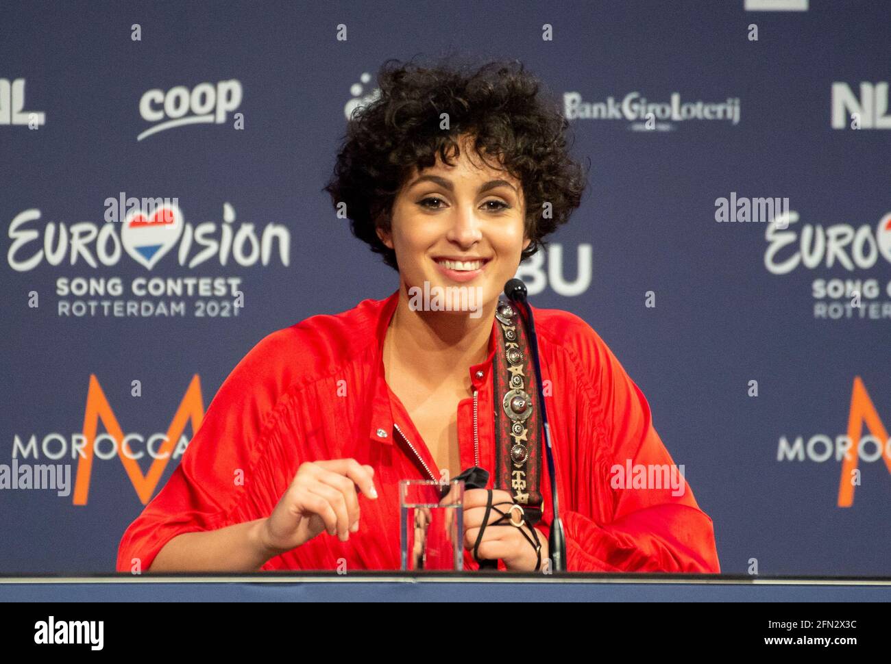 Rotterdam, Netherlands. 13th May, 2021. Barbara Pravi, representing ...