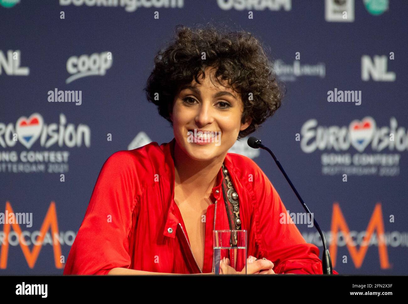 Rotterdam, Netherlands. 13th May, 2021. Barbara Pravi, representing ...
