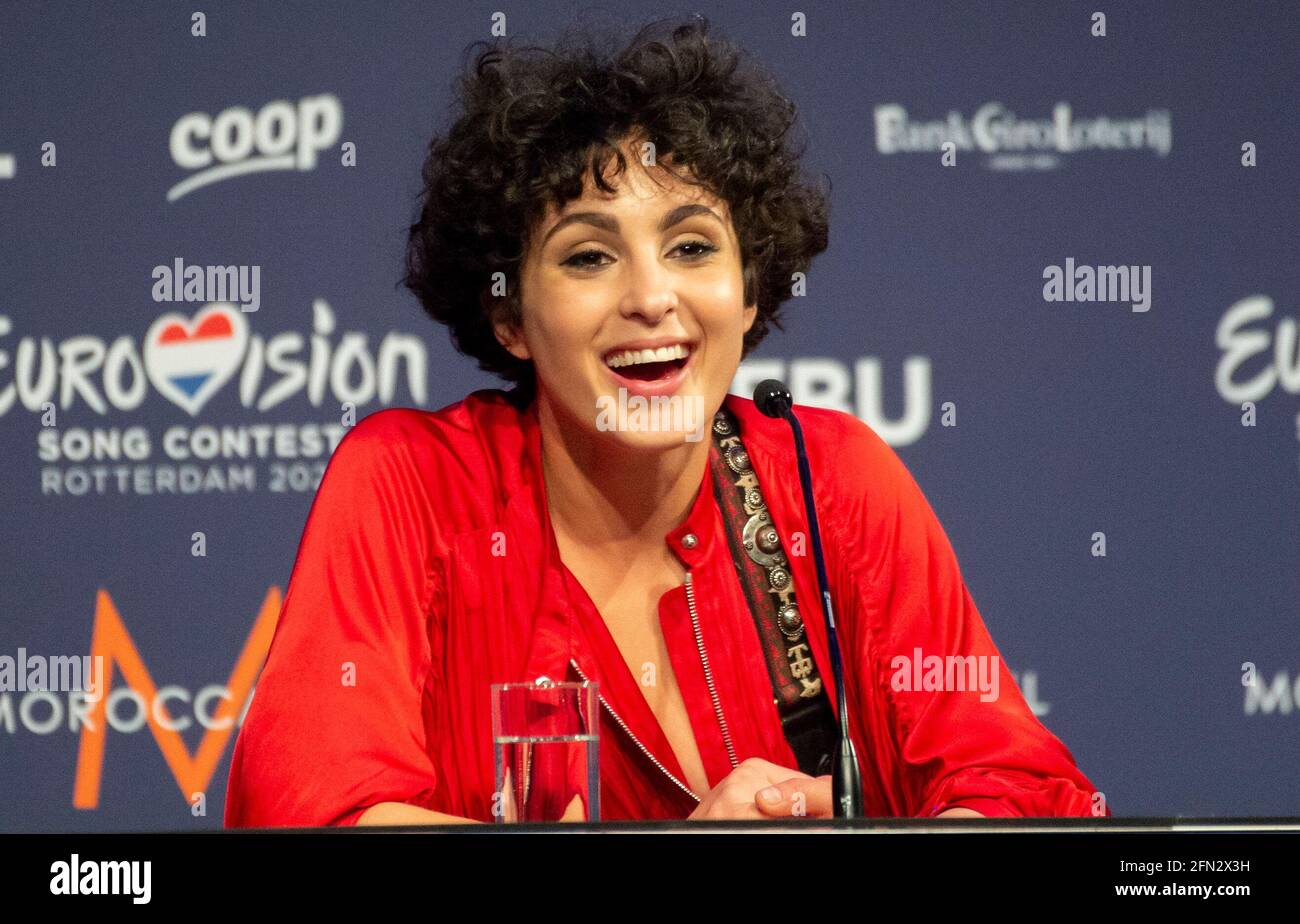 Rotterdam, Netherlands. 13th May, 2021. Barbara Pravi, representing ...
