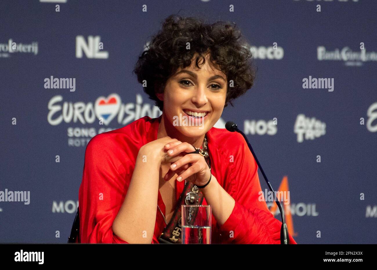 Rotterdam, Netherlands. 13th May, 2021. Barbara Pravi, representing ...