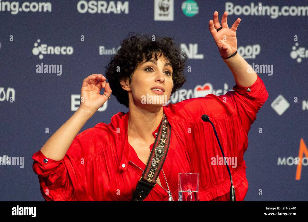 Rotterdam, Netherlands. 13th May, 2021. Barbara Pravi, representing ...