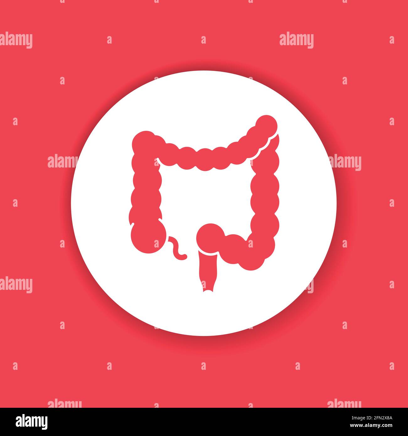 Indigestion glyph icon. Human organ concept. Sign for web page, mobile ...