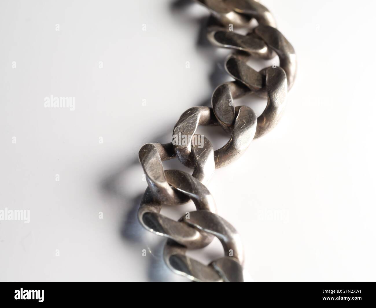 Closeup shot of a metal chain Stock Photo - Alamy