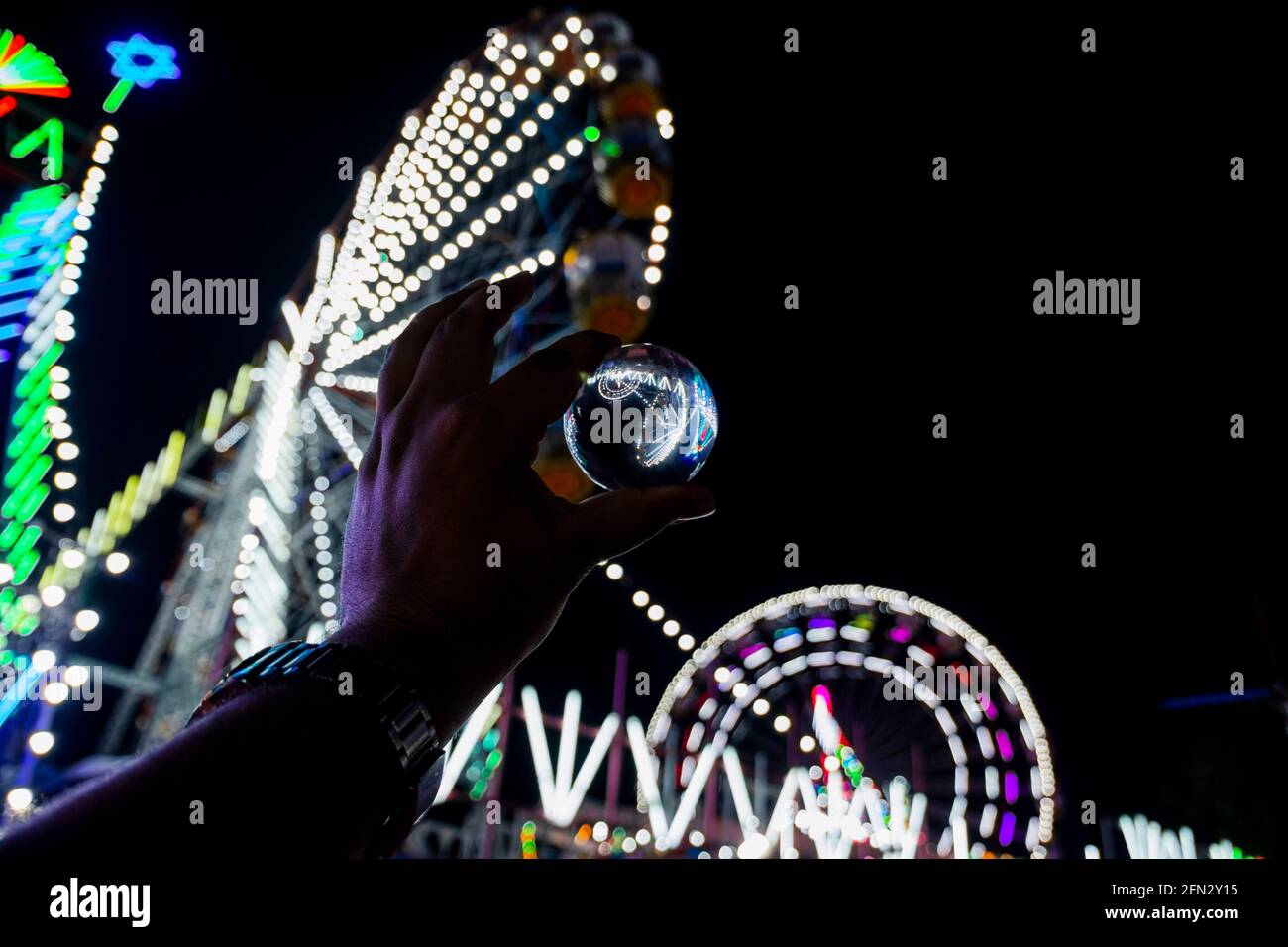 Indian rides at fun fair hi-res stock photography and images - Alamy