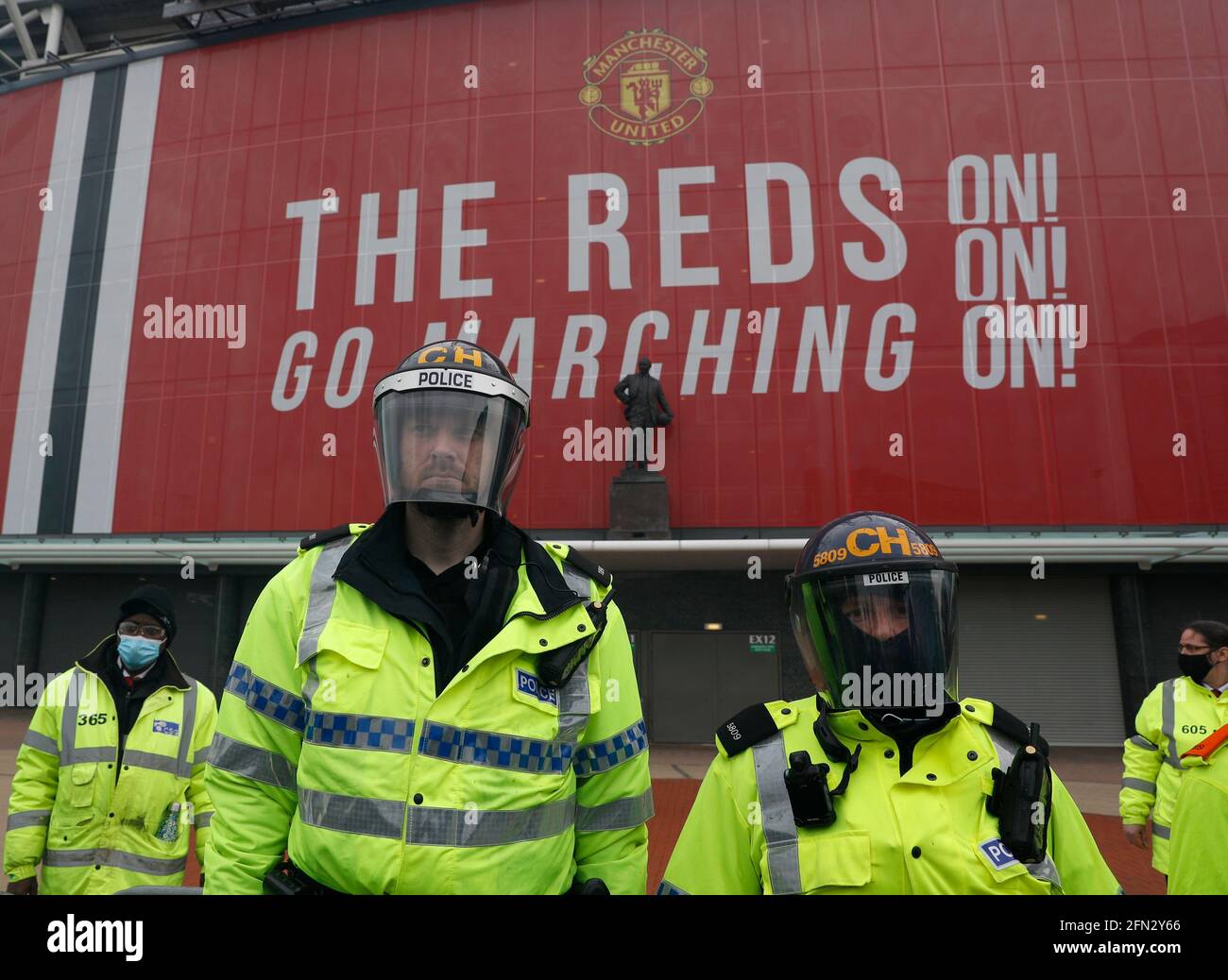 Old trafford security hi-res stock photography and images - Alamy
