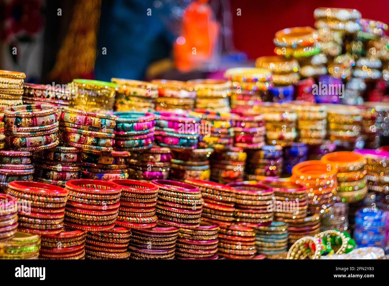 Colorful bangles closeup hi-res stock photography and images - Alamy