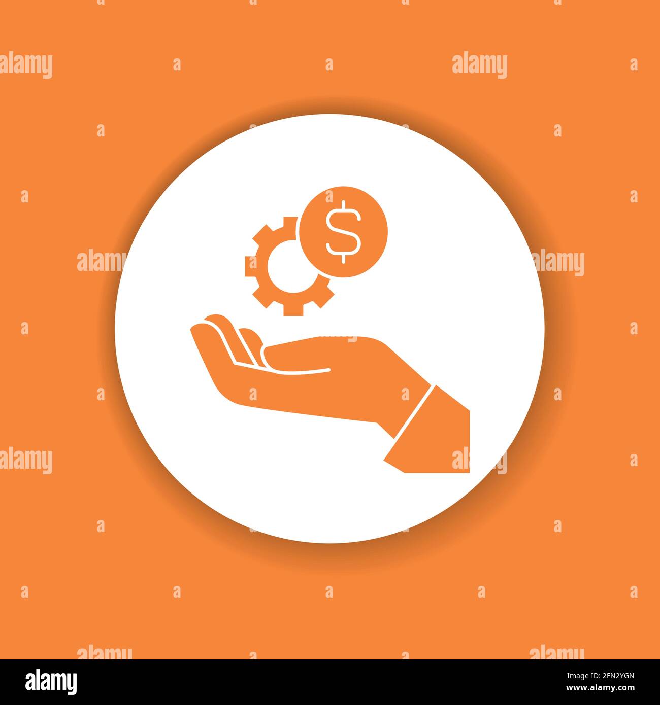 Funding sources black glyph icon. Pictogram for web page, mobile app ...