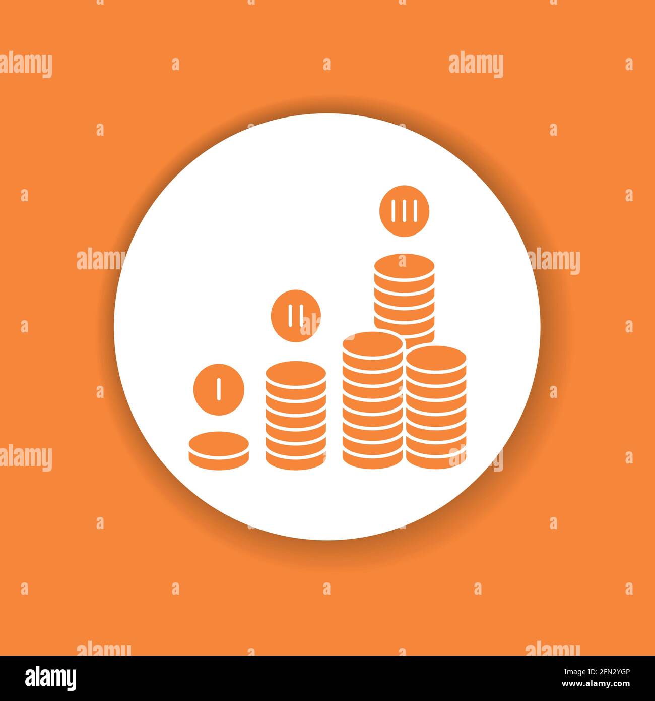 Financial plan black glyph icon. Plan for functioning and development ...