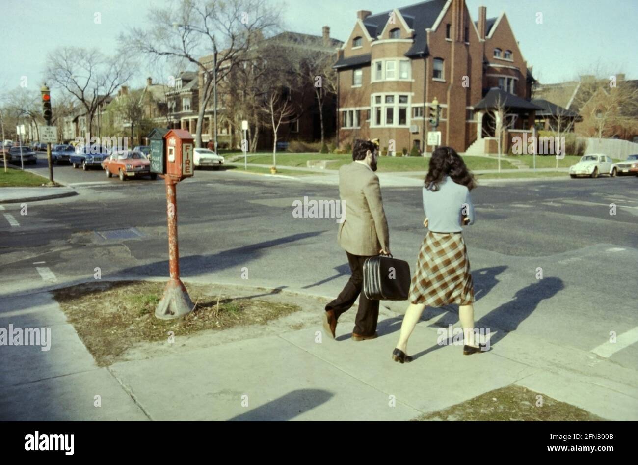 Chicago street scene 1970s hi-res stock photography and images - Alamy