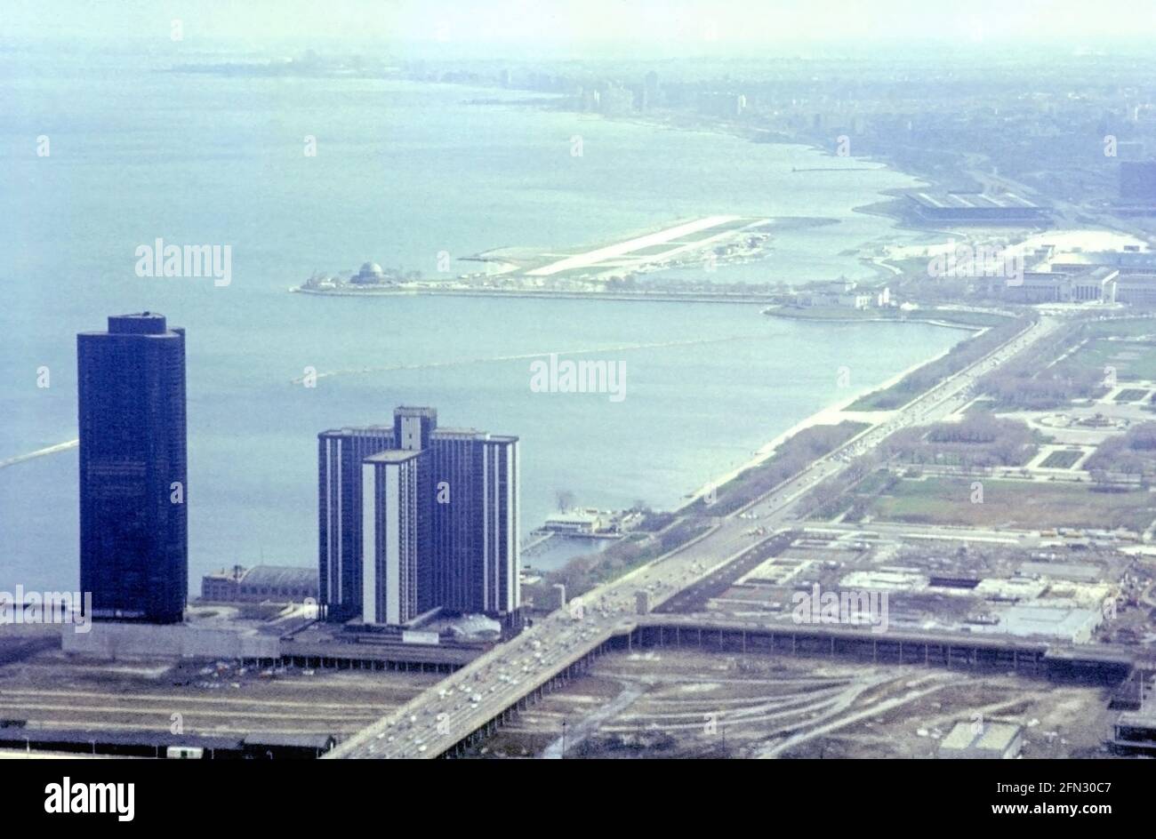 Lake Michigan, Chicago IL, USA, april 1977 Stock Photo - Alamy