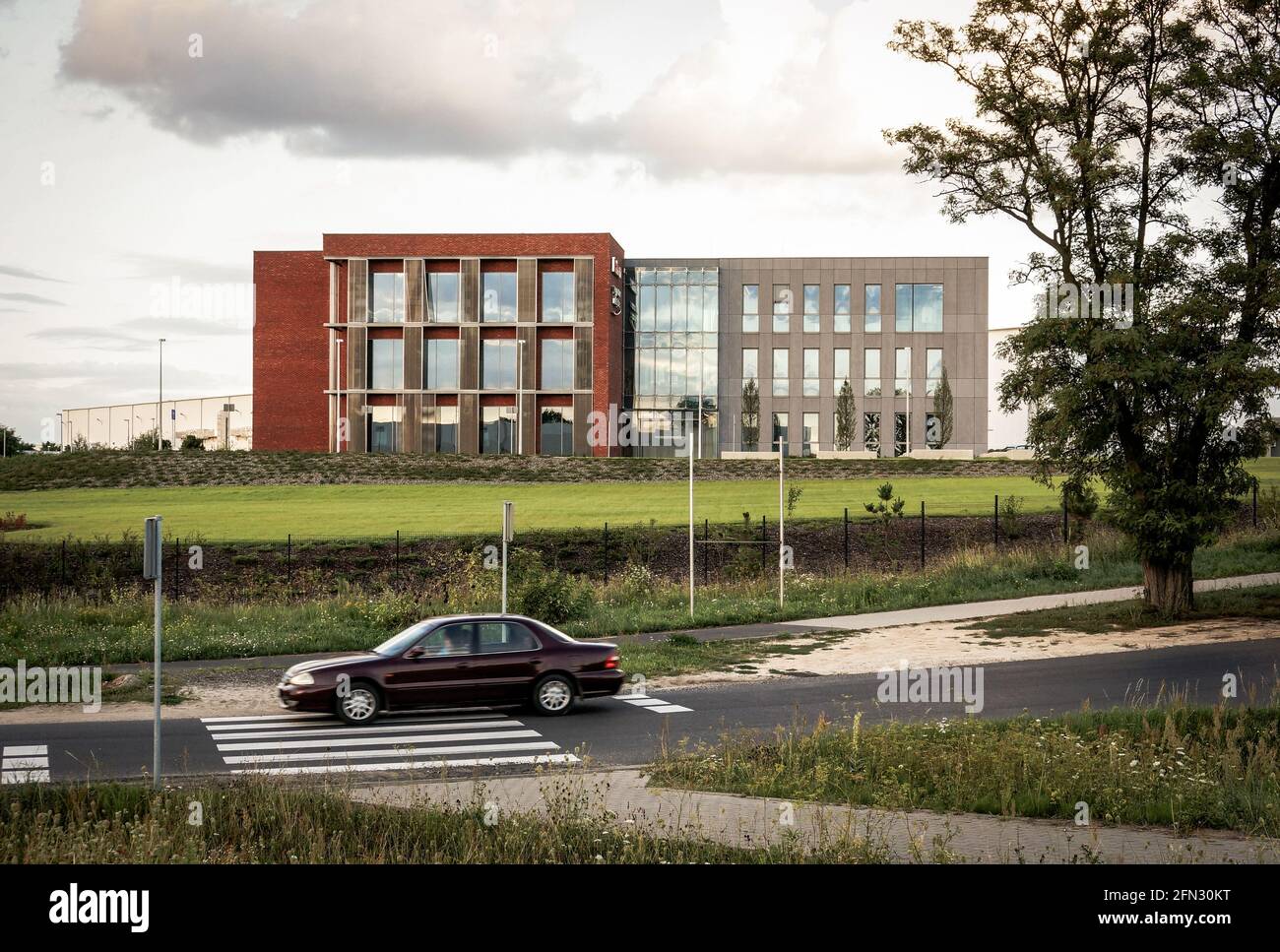 GADKI, POLAND - Oct 27, 2016: The new Raben Polska transport company ...