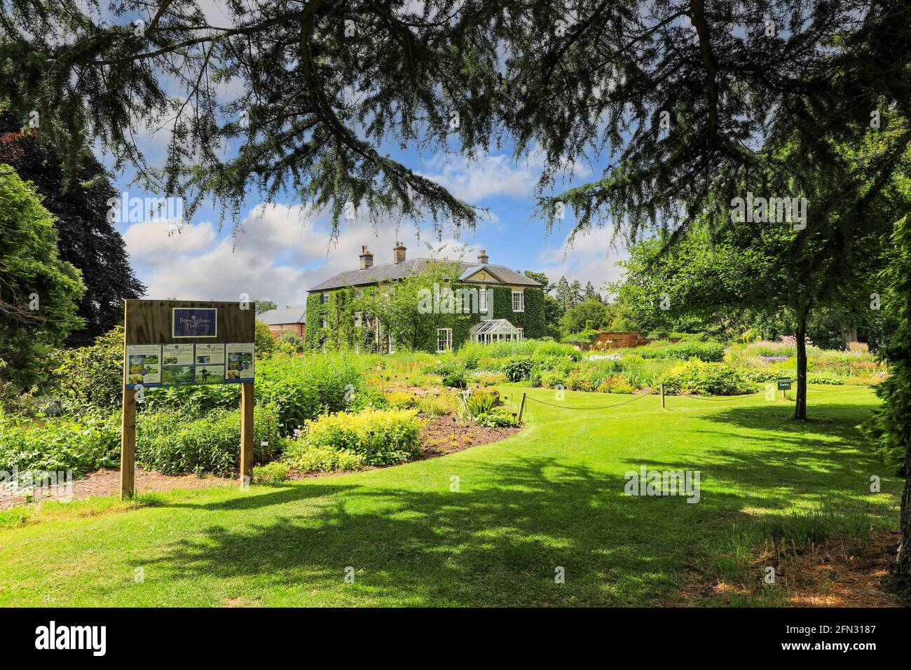 Bressingham Hall at Bressingham Steam & Bressingham Gardens, a steam ...