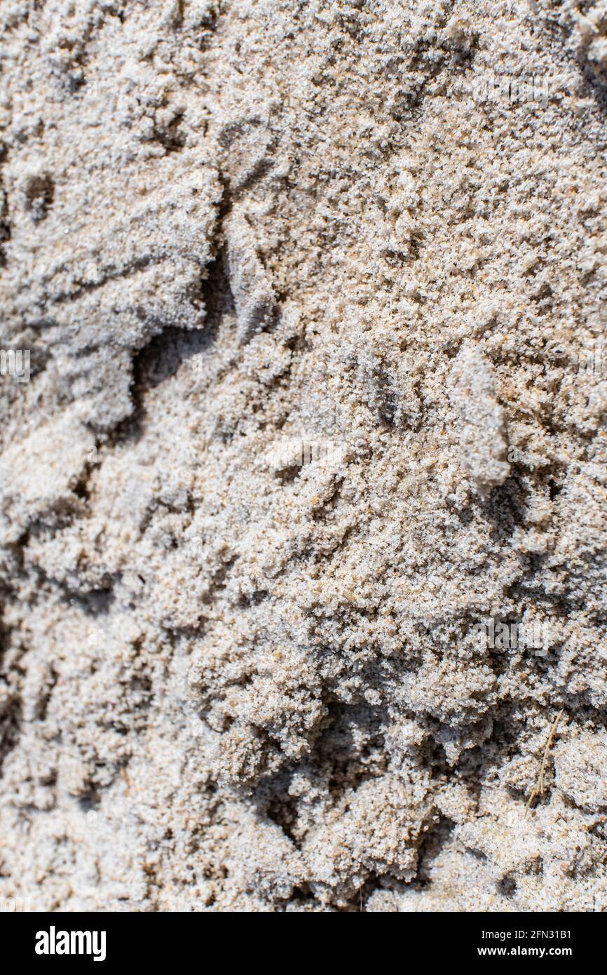 Vertical shot of a sand texture on the beach Stock Photo - Alamy