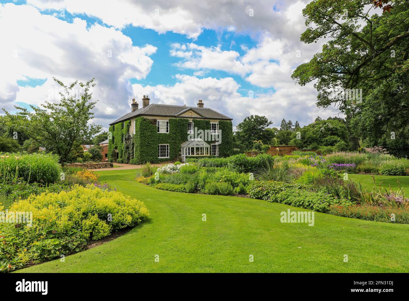 Bressingham Hall at Bressingham Steam & Bressingham Gardens, a steam ...