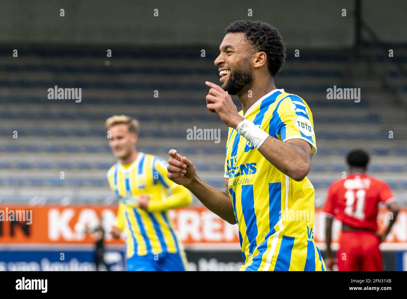WAALWIJK, Netherlands. 13th May, 2021. football, Dutch eredivisie ...