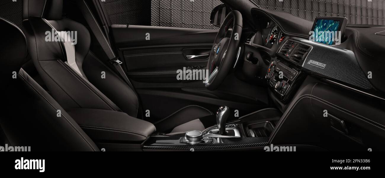BMW M3 interior. This is a limited edition of the 30 Jahre Edition ...