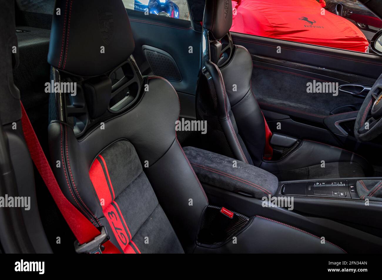 Porsche GT3 interior Stock Photo - Alamy