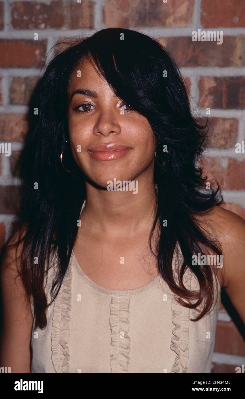 Aaliyah attends record release party for Joe "My Name Is Joe" at Exit ...