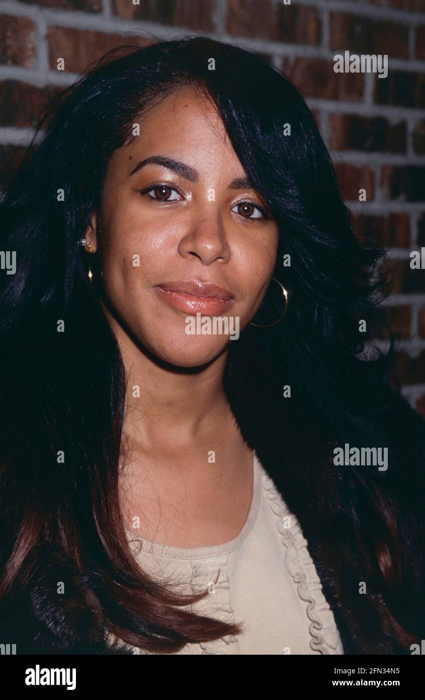 Aaliyah attends record release party for Joe "My Name Is Joe" at Exit ...