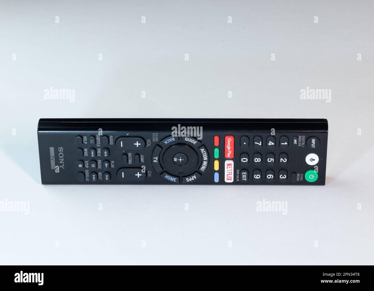 Sony tv remote control hi-res stock photography and images - Alamy