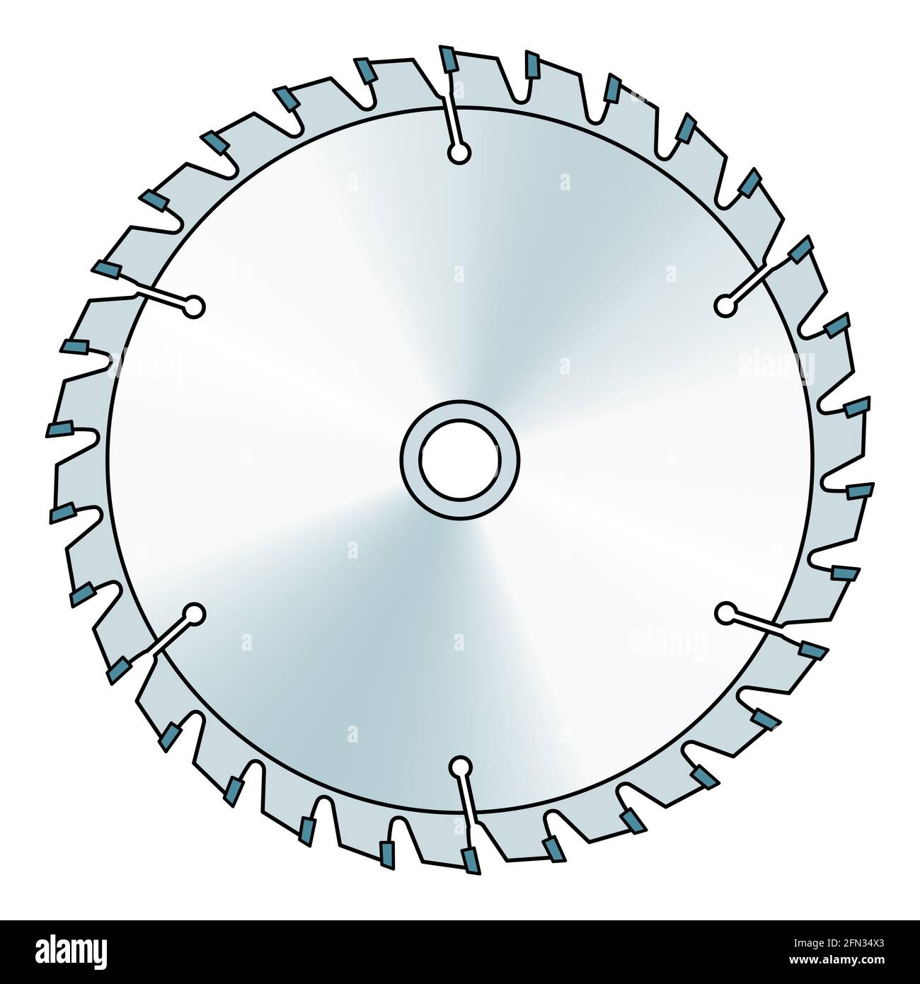Circular Saw Blade Drawing