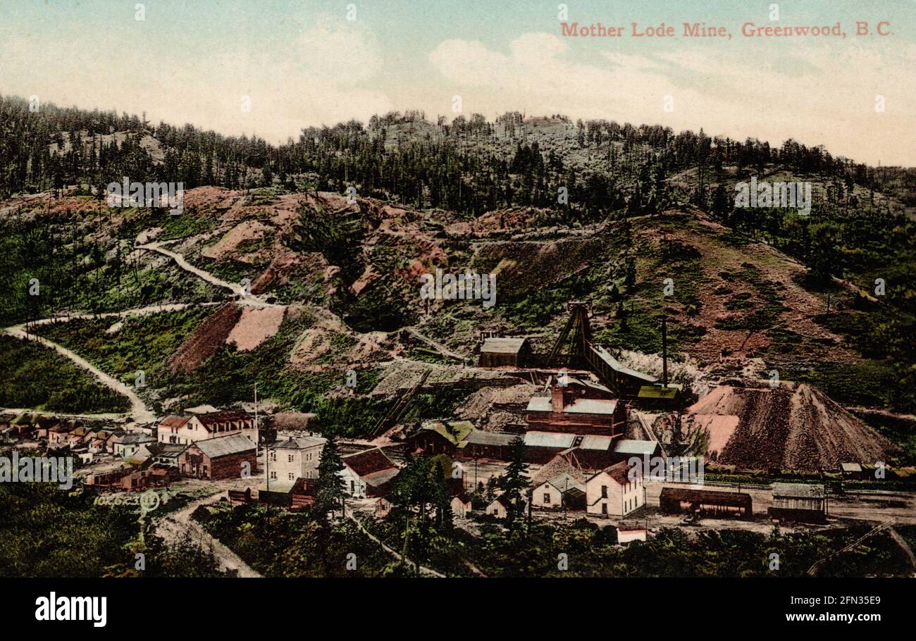 Mother Lode Mine, Greenwood British Columbia, unknown photographer ...